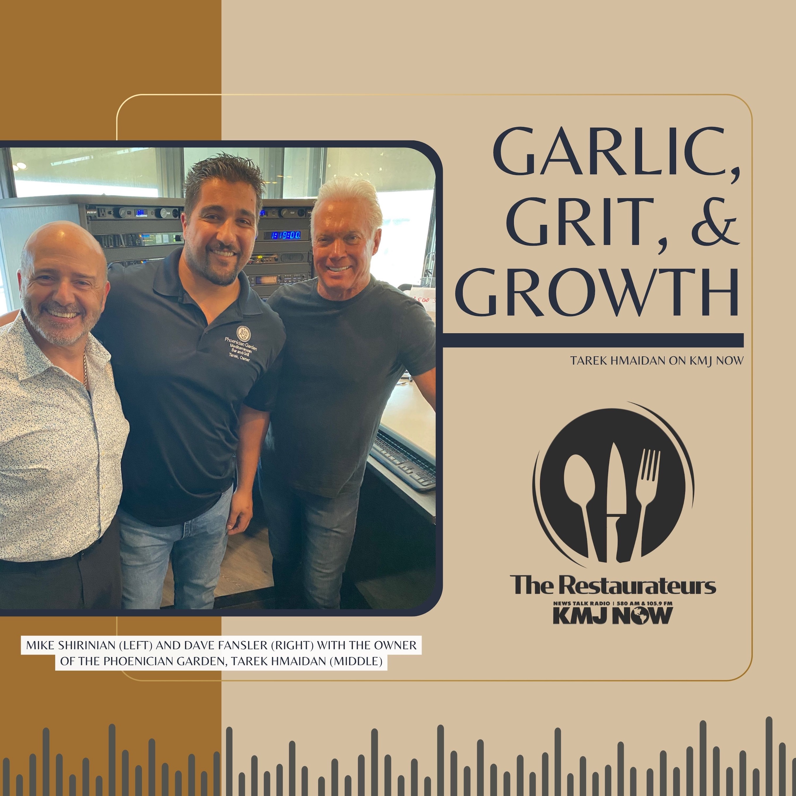 Tarek Hmaidan on KMJ NOW: The Phoenician Garden Story, Garlic Sauce ...